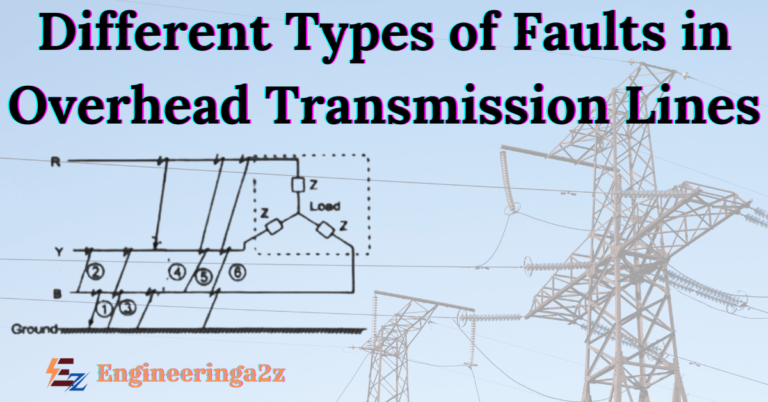 Different Types of Faults in Overhead Transmission Lines.