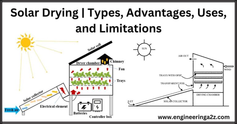 Solar Drying | Types, Advantages, Uses and Limitations - Engineeringa2z