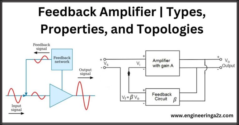 Feedback Amplifier | Types, Properties, and Topologies - Engineeringa2z