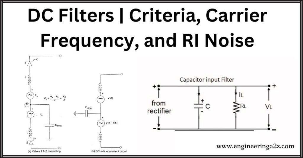 DC Filters | Criteria, Carrier Frequency, and RI Noise - Engineeringa2z